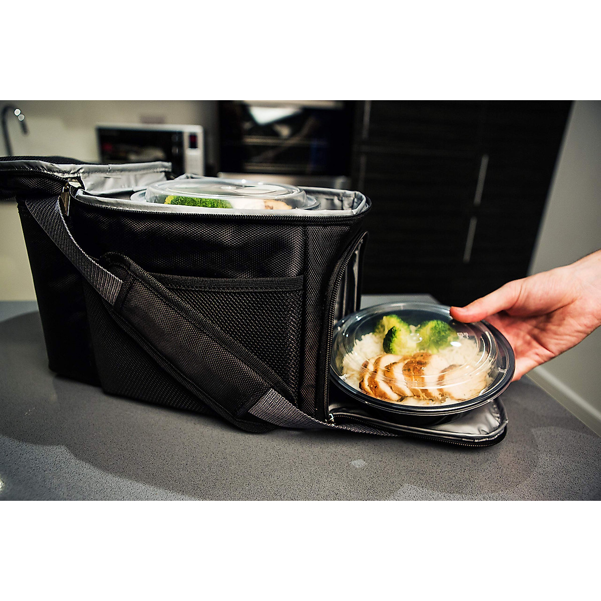 Meal Prep Containers - Reusable Plastic Containers with Lids - Disposable Food Containers Meal Prep Bowls - Plastic Food Storage Containers with Lids - Lunch Containers by Prep Naturals (30 Pack)