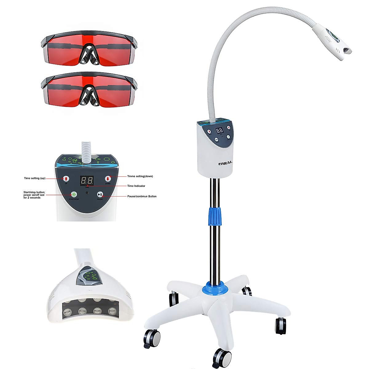 YF-666 Whitening Lamp with 4PCS Blue Light Bleaching Accelerator