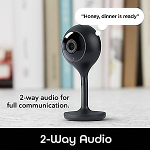 Geeni LOOK Indoor Smart Security Camera, 1080p HD Surveillance with 2-Way Talk and Motion Detection, Works with Alexa and Google Assistant, No Hub Required (1 Pack)