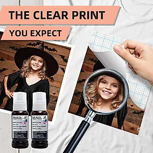 IN INTACTECH Black Sublimation Ink Refill for EcoTank Supertank Printers ET-2720 ET-15000 ET-4700 ET-2760 ET-3760 ET-4760 ET-2700 ET-2750 ET-4750 / 200ML / Anti-UV/Upgrade Version/ICC Free