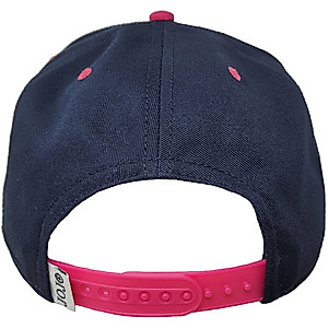 JoJo's Bizarre Adventure Adult Anime Snapback Flat Bill Baseball Hat Golden Wind Symbols Pink and Black Cap for Men Women