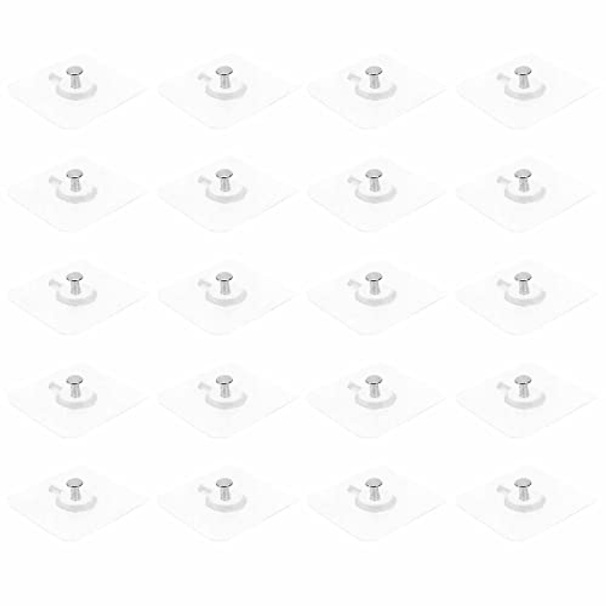 Cabilock 40pcs No Nail- Free Sticky Peg. Mount Trace Stickers Household cm Photo Screw Adhesive Self- Adhesive Kitchen Without Furniture Frame Picture Pegs Non- Transparent