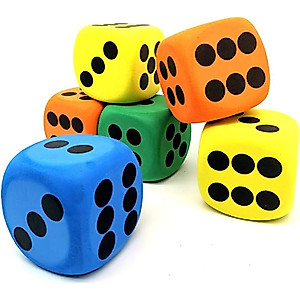 Qidiwin Giant EVA Foam Dices, 6PCS