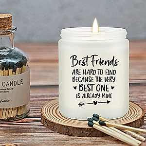 Maybeone Friend Gifts for Women - Lavender Scented Candle Gifts for Women Friend - Birthday, Mothers Day, Christmas Day, Friendship Gifts for Women Friends, BFF, Besties