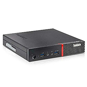 Lenovo ThinkCentre M700 Tiny Desktop, Intel Core i5-6400T Quad Core, 8GB RAM, 256GB SSD, Windows 10 Pro 64-Bit - 080101288828 (Renewed)