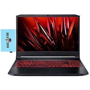 acer Nitro 5 Gaming Laptop 15.6" FHD 144Hz IPS (Intel i7-11800H 8-Core, 32GB RAM, 512GB PCIe SSD, GeForce RTX 3050 Ti 4GB, Backlit KYB, WiFi 6, Win 11 Home) with Dockztorm Dock