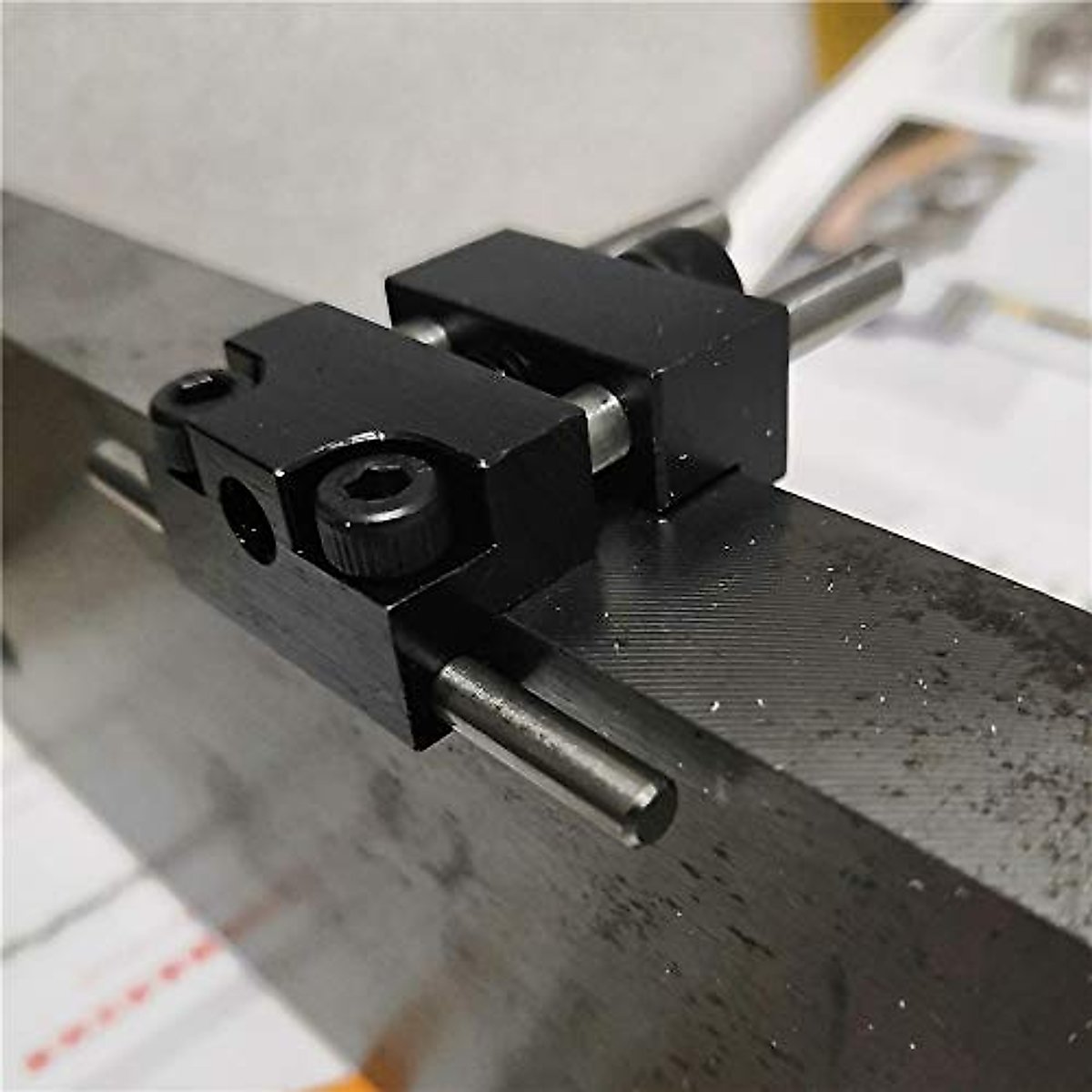 Milling vise work stop part locator CNC machine tool