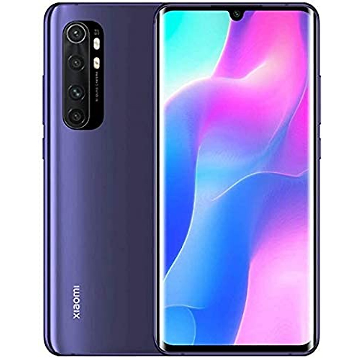 Xiaomi Mi Note 10 Lite Smartphone - 6.47″, 3D Curved AMOLED Display, 6 GB + 64 GB, AI Quad Camera, 5260 mAhm, Porpora (Nebula Purple)
