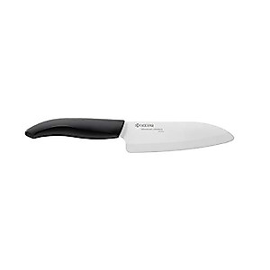 Kyocera FK-3PC BK 3Piece Advanced ceramic Revolution Series Knife Set, Blade Sizes: 5.5", 4.5", 3", Black