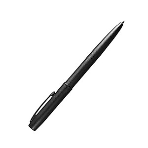Rite in the Rain Weatherproof Black Metal Tactical Clicker Pen - Blue Ink (No. 97B)