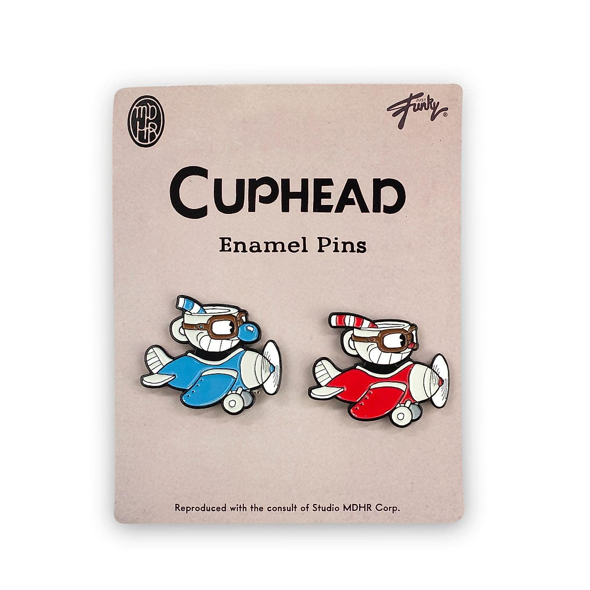 Cuphead & Mugman Collector’s Edition Planes Enamel Pin Set