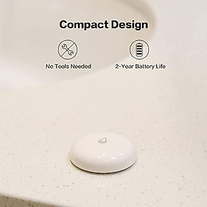 Aqara 2K Security Indoor Camera Hub G3 Plus Aqara Water Leak Sensor, AI Facial and Gesture Recognition, Infrared Remote Control, 360° Viewing Angle via Pan and Tilt