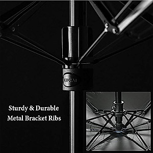 Upgraded Mini Travel Sun Rain Windproof Umbrella - Lightweight Compact Portable Parasol Outdoor UV Folding Umbrellas for Men Women Kids (Blue)