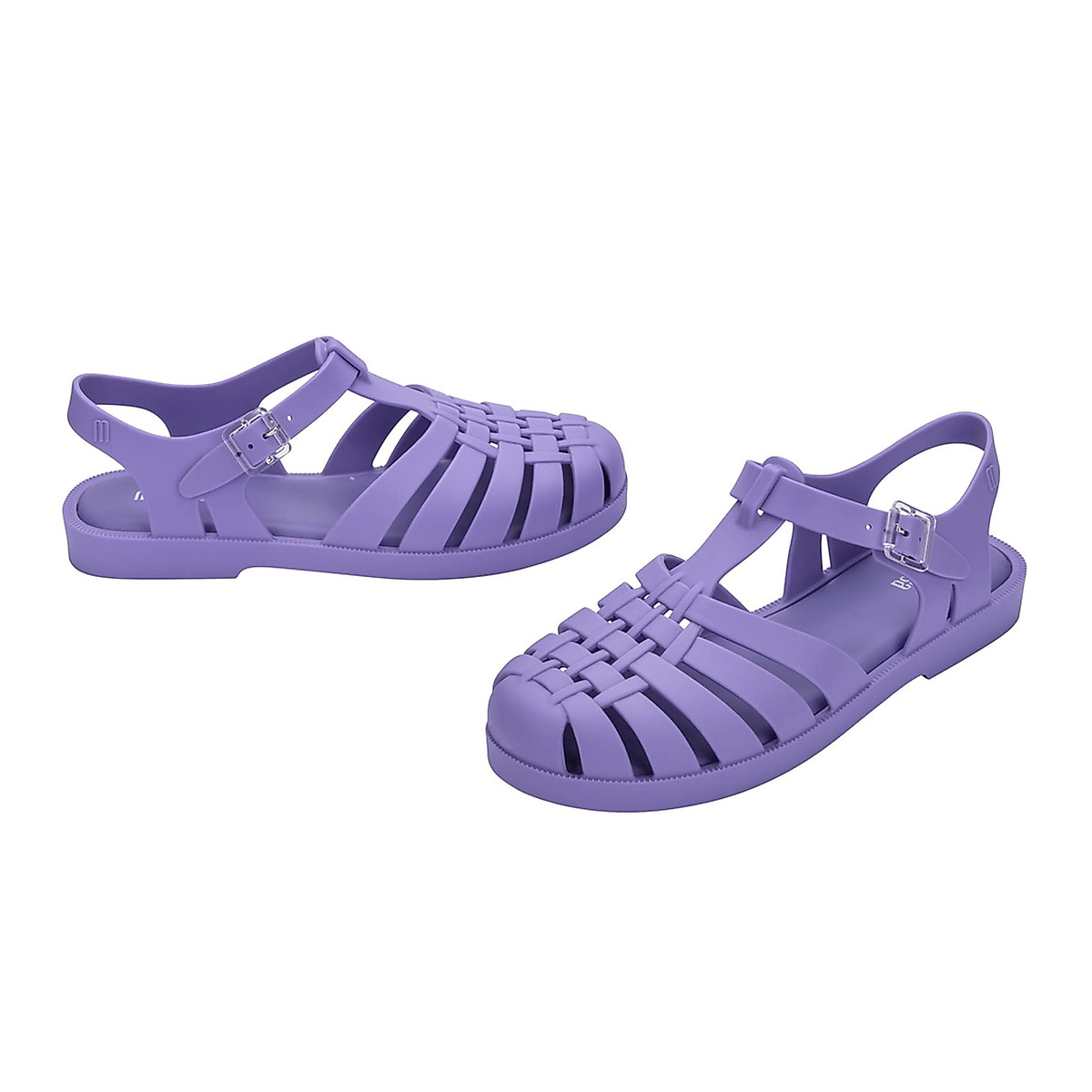 Melissa Possession Jelly Sandal for Women - The Iconic 90s Original Jelly Shoe, Fisherman’s Sandal with Adjustable Strap and Side Buckle, Lilac, 7