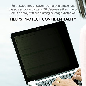 celicious Privacy 2-Way Anti-Spy Filter Screen Protector Film Compatible with Asus Chromebook Flip C214 (Anti-Glare Display)