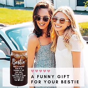 Friendship Gifts for Women Friends - Gifts for Friends Female, Gifts for Best Friends Women, Bestie Gifts for Women, Friend Gifts, BFF Gifts - Best Friend Birthday Gifts - Friendship Gifts - Can Glass