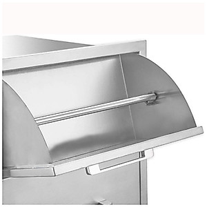 Outdoor Kitchen Drawer Stainless Steel 3-Drawer, BBQ Island Built-in Drawer Weatherproof, Flush Mount for Outdoor Kitchen and Grill Station (17"W*30"H*21“D)