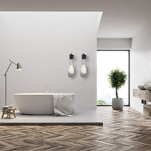 BEIGEEWY Matte Black Towel Coat Hook SUS 304 Stainless Steel Bathroom Robe Hook Wall Mounted Round Kitchen Heavy Duty Door Hanger 2 Pack