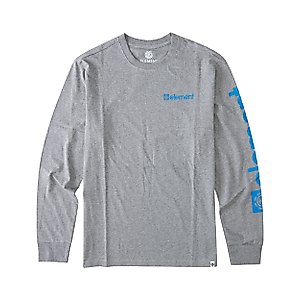 Element mens Joint Long Sleeve Tee Shirt, Light Grey Heather Joint, X-Large US