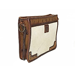 STS Ranchwear Women's Cowhide Mae Durable Leather Casual Crossbody Bag with Adjustable & Removable Strap