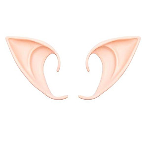 GREAT&LUCKY Cosplay Fairy Pixie Elf Ears - Soft Pointed Tips Anime Party Dress Up Costume Masquerade Accessories for Halloween Christmas Party