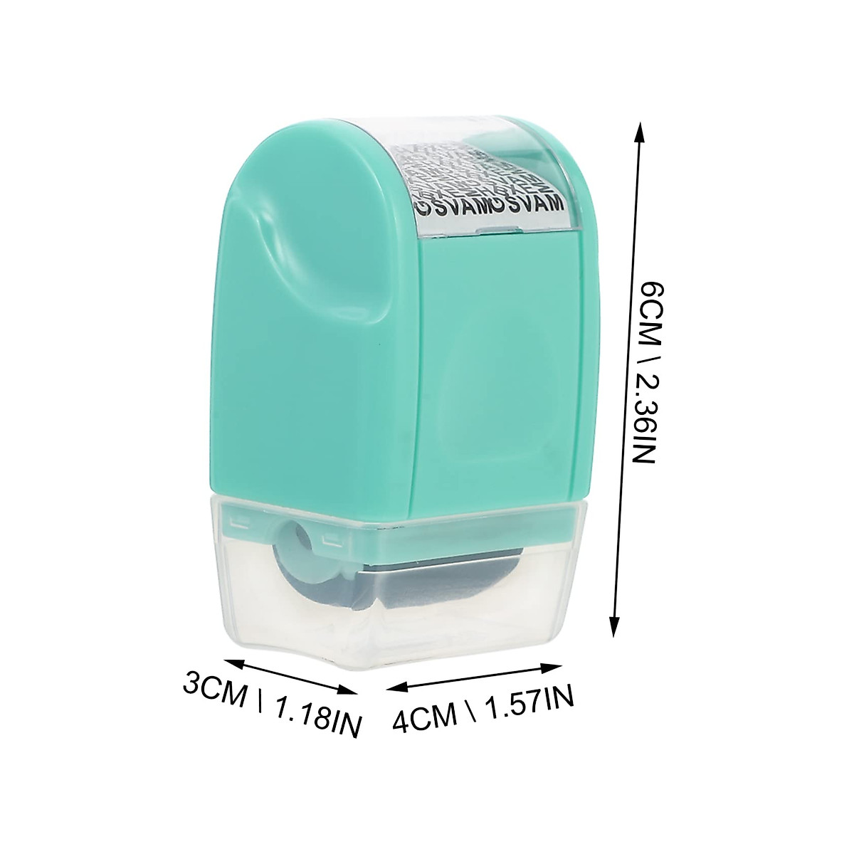 VILLCASE 2 Pcs Confidentiality Seal Identity Protection Guard Your Id Roller Office Gadgets Multi- Color Roller Stamp Identity Guard Stamp Anti Stamp Mini Plastic Telephone Number