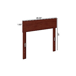 AFI, Boston Headboard, Twin, Walnut