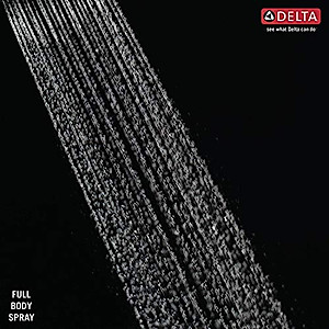 Delta Faucet Vero 14 Series Single-Function Shower Trim Kit with Single-Spray Touch-Clean Rain Shower Head, Champagne Bronze T14253-CZ (Valve Not Included)