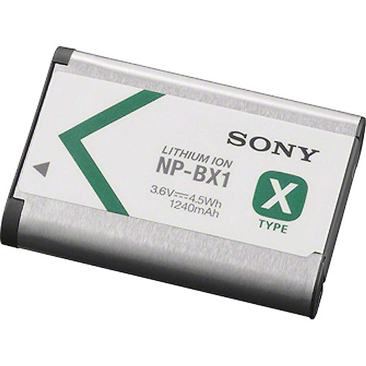 Sony NP-BX1 Lithium-Ion X Type Battery, Silver (2-Pack) Bundle with Lexar Professional 633x 64GB UHS-1 Class 10 SDXC Memory Card and Deco Photo All-in-One Cleaning Kit with Carry Case (7 Items)