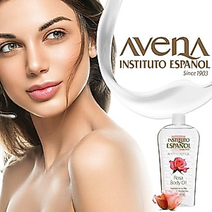 Instituto Español Rosa Body Oil, Smoothness for your Skin, 2-Pack, 8.5 FL Oz each, 2 Bottles
