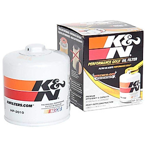 K&N Premium Oil Filter: Protects your Engine: Compatible with Select CHEVROLET/DODGE/FORD/LINCOLN Vehicle Models (See Product Description for Full List of Compatible Vehicles), HP-2010