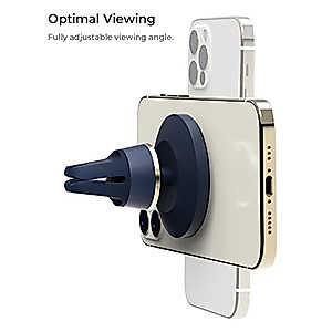 iOttie Velox Magnetic Car Mount Air Vent Phone Holder. Compatible with MagSafe iPhones including iPhone 12, iPhone 13, iPhone 14, iPhone 12/13/14 Pro & Pro Max, iPhone 12/13 mini, iPhone 14 Plus
