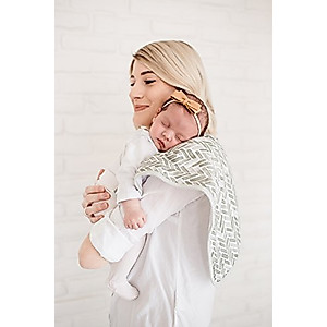 Copper Pearl Baby Burp Cloth Large 21''x10'' Size Premium Absorbent Triple Layer 3 Pack Gift Set “Alta