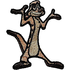 Lion Cartoon King Timon Embroidered 3" Tall Iron on Patch