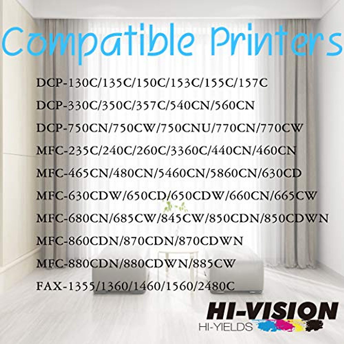 HI-VISION HI-YIELDS ® Compatible LC-51 LC51 Ink Cartridge Replacement (4 Black, 4 Cyan, 4 Yellow, 4 Magenta, 16-Pack)