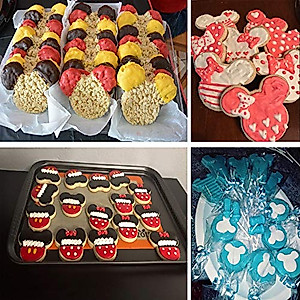 Tmflexe Mouse Cookie Cutter Sandwich Cutters for Kids DIY Lunchbox Bento Box Fruit Cutters Vegetable Cutters for Children Boys Girls, Pack of 5