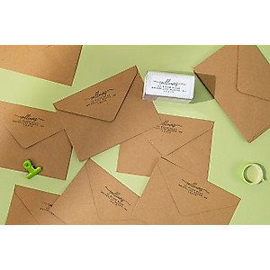 Return Address Stamp, Custom Address Stamp, Self Ink Return Address Stamp, Custom Rubber Stamp, Self Inking Stamp