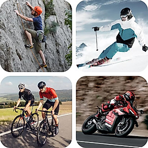 SOFFRIA Motorcycle Bluetooth Headset E1 2 Riders Wireless 400M Dirt Bike Helmet Intercom with CVC Noise Cancellation Stereo Music IPX6 Waterproof for Half/Open Face Helmet