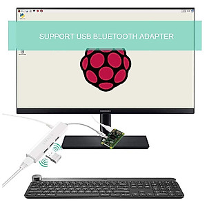 Micro USB OTG hub ethernet Adapter for Raspberry Pi Zero, Android Tablet, Google Chromecast Stick - Powered USB OTG hub