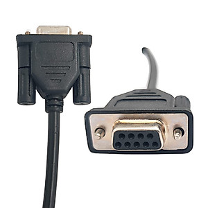 E-Simpo 3Mtr/10ft Accessory for HHP Scanner 1900g,Hyperion 1300g,Xenon 1900/1902,Voyager 1250g/1200g RJ48 to DB9 with DC Port RS232 Serial Cable(RS232 Cable)