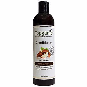 Topganic Conditioner with Brazil Nut Oil, 13.5 Ounce