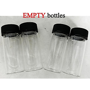 YFYIQI Sample Bottles SGZ-B Series Turbidity Meter Turbidimeter Solution Standard Bottles with 4 Empty 25 * 60mm Glass Sample Bottles