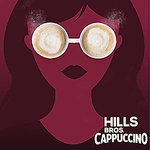 Hills Bros. Instant Cappuccino Mix, Sugar Free Double Mocha (12 Oz, Pack of 1) – Convenient and Versatile, Instant Hot or Iced Coffee, Frothy & Rich Chocolate Flavor - Just Add Water