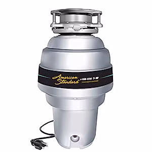 American Standard 10-US-ASD-1250 Premium Garbage Disposal with 3-Bolt Mount System and Odor Protection Processor, Silver