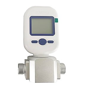 BHYIQI Gas Mass Flow Meter Digital Gas Mass Flow Tester with Range 0 to 250L/Min Precision 士2.0+0.5FS% 12 mm Tube Diameter