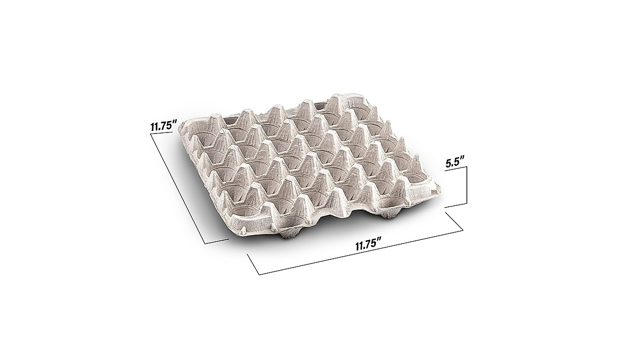 Durable Biodegradable Egg Cartons - Store Up to 30 Eggs