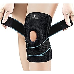 NEENCA Knee Braces for Knee Pain Men & Women, Adjustable Knee Support with Patella Gel Pad & Side Stabilizers, Medical Knee Wrap for Arthritis, Meniscus Tear, ACL, Pain Relief, Running, Sports. ACE-54