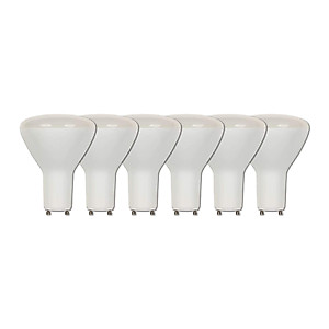 Westinghouse 3315920 65-Watt Equivalent R30 Flood Dimmable Soft White LED Light Bulb with GU24 Base, Frost (6 Pack)