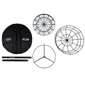 MVP Disc Sports Black Hole Lite Disc Golf Basket with Transit Bag