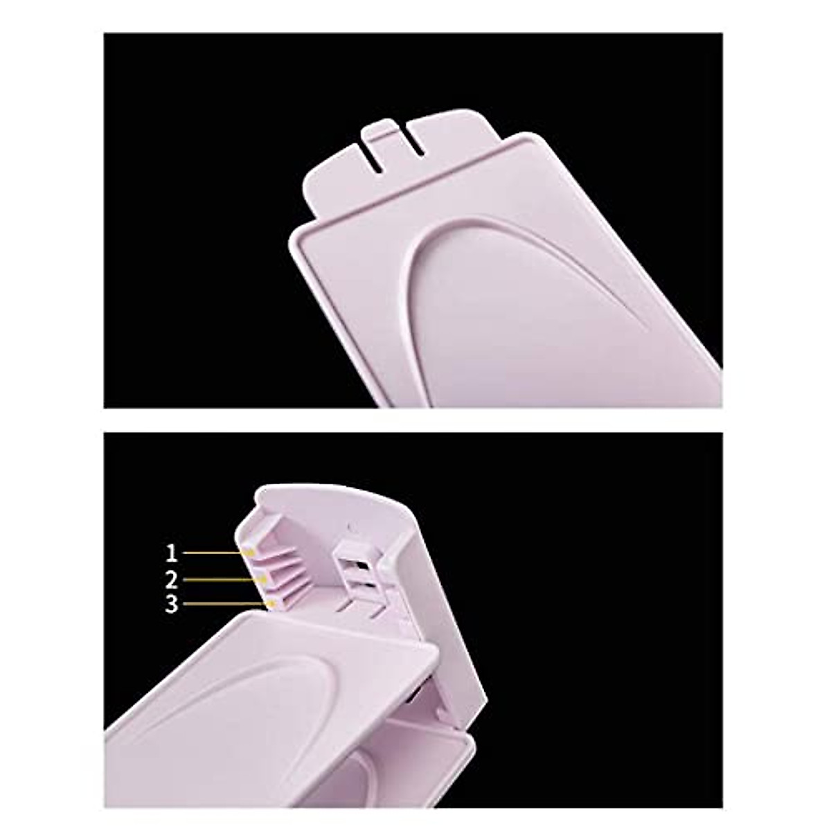 HTLLT Practical and Convenient Shoe Slots Organizer Adjustable Shoe Racks Space Saver Shoe Holder 5 Piece Set,White